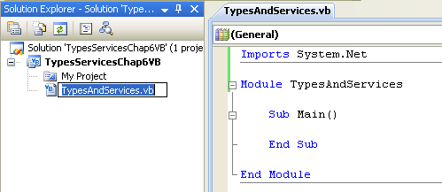 The .NET project examples for the .NET services and types from the ...