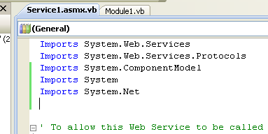 The ASP .NET and VB .NET web service programming tutorials with working code and program examples
