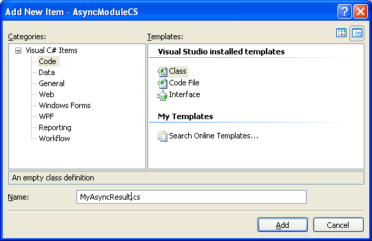 Tutorial on how to develop and build the C# asynchronous class library web service .NET ...