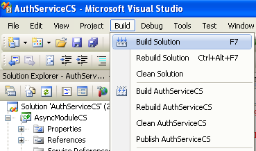 Tutorial on how to develop and build the C# asynchronous class library web service .NET ...